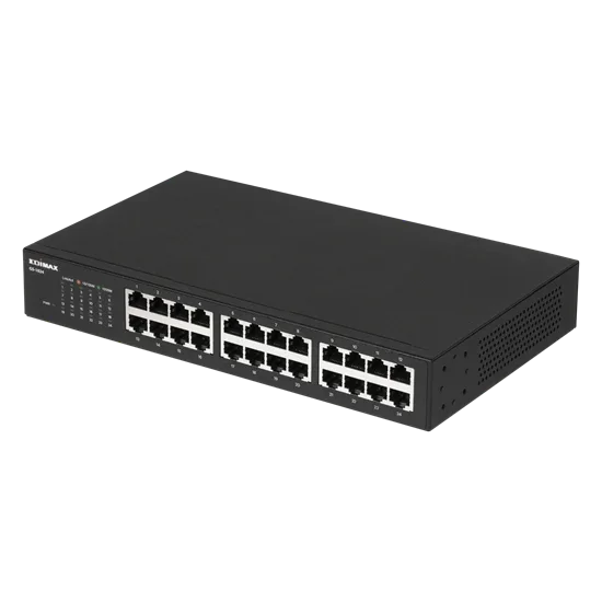 EDIMAX 24 Port Gigabit Rack-Mount Unmanaged Switch. High-Speed Network ...