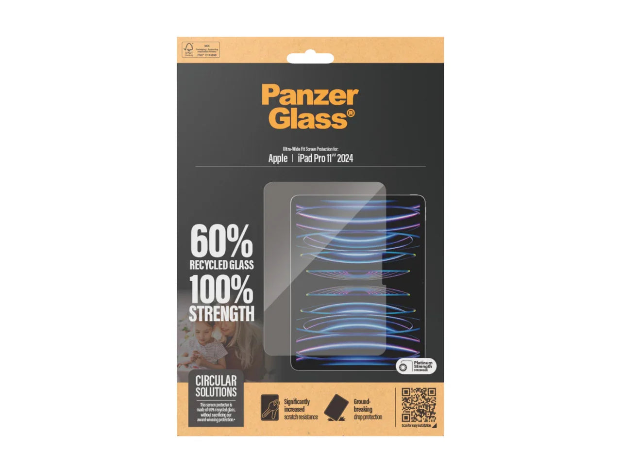 Apple PanzerGlass UltraWide Fit iPad Pro 11" 5th Gen (2024) Screen Pro ...