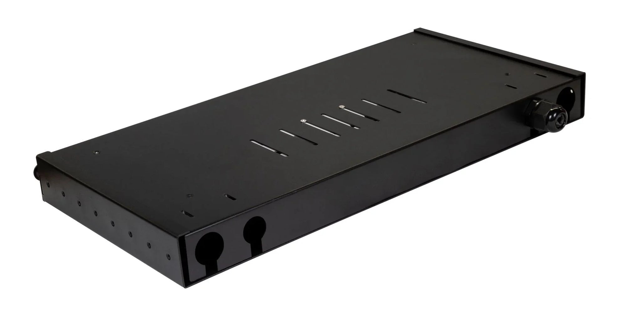 DYNAMIX 19'' 1U Fibre Tray 12C LC MM FULLY LOADED w 12x LC Elite OM4 P ...